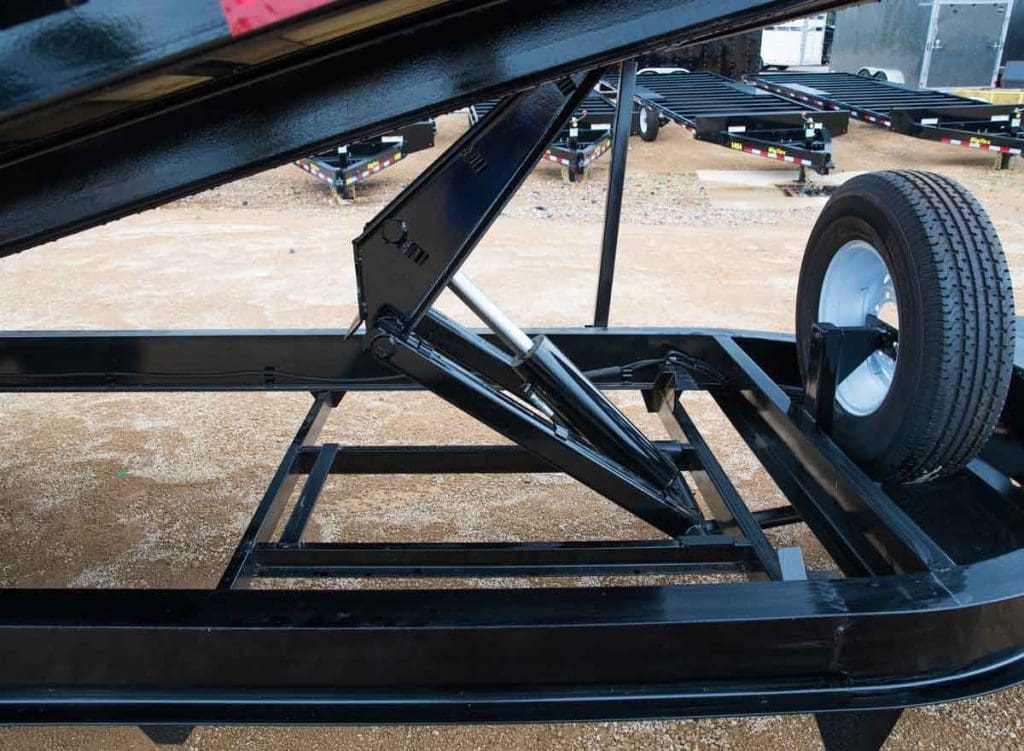 14OT Heavy Duty Over-the-Axle Tilt Bed Equipment Trailer